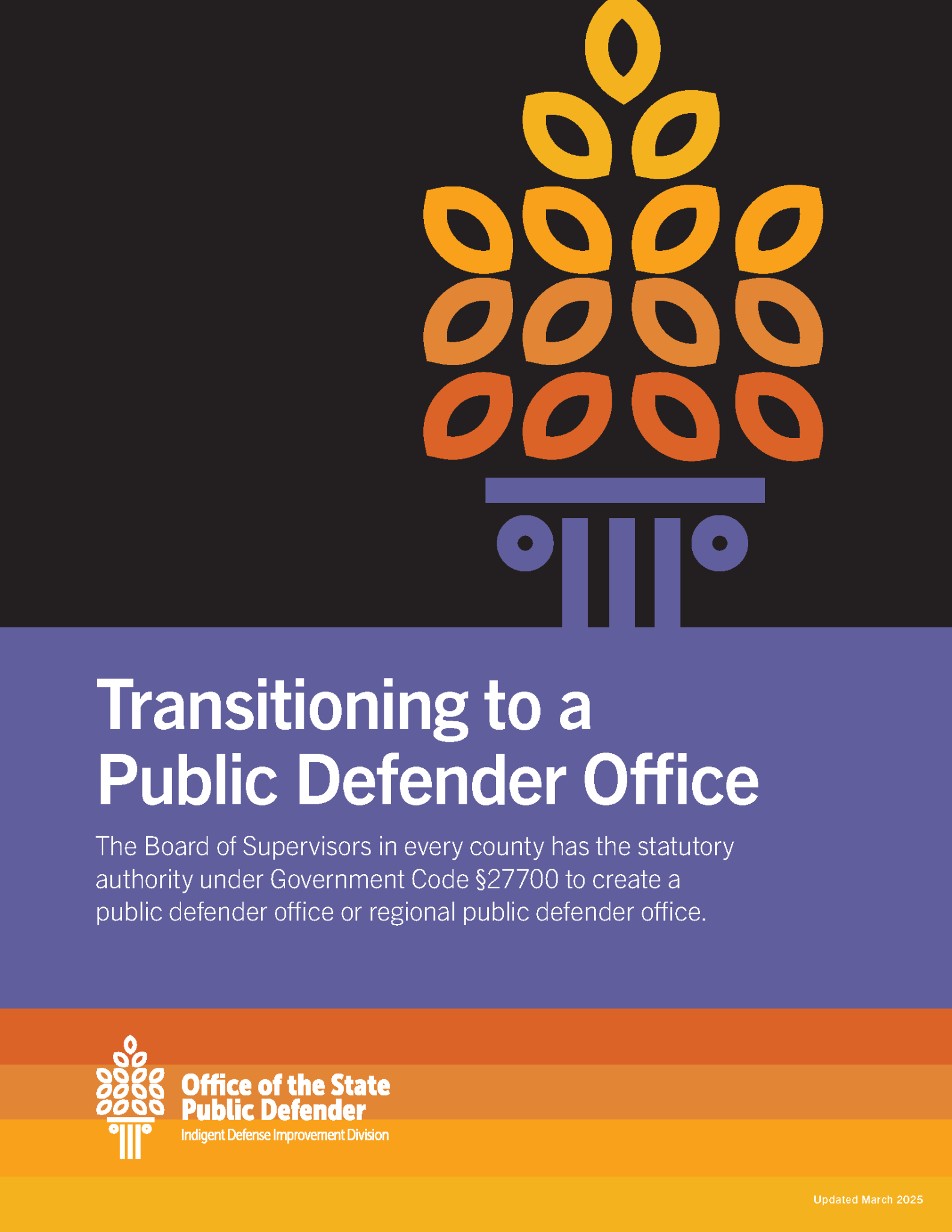 Capacity Building - Office of the State Public Defender